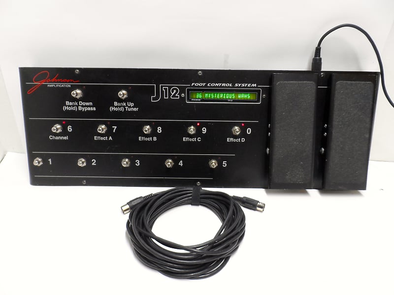 JOHNSON MILLENNIUM MILLENIUM J 12 J12 MIDI EFFECT FOOT AMP | Reverb