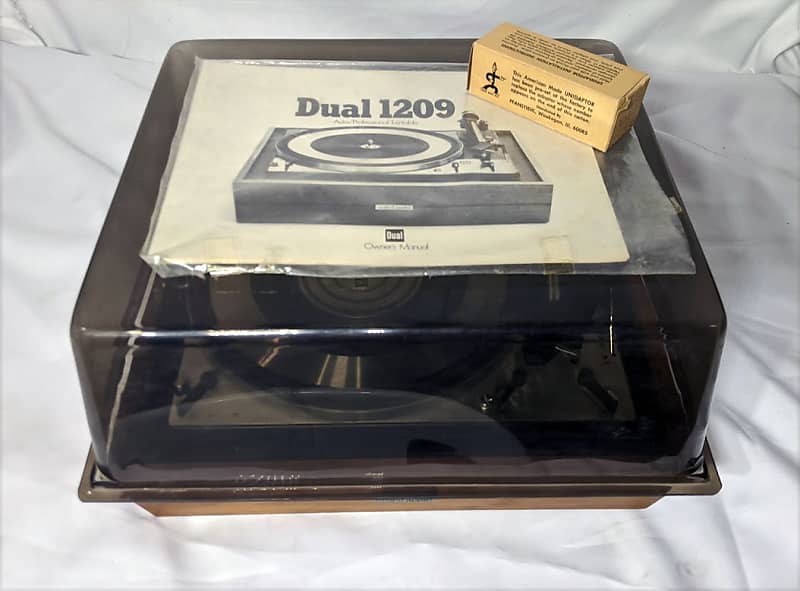Vintage Dual Model 1209 Turntable United Audio Base w/ extras | Reverb