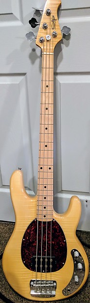 OLP MM2 Stingray Bass Flamed Natural | Reverb