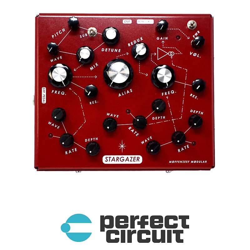 Moffenzeef Stargazer Digital Drone Synthesizer (Red) | Reverb