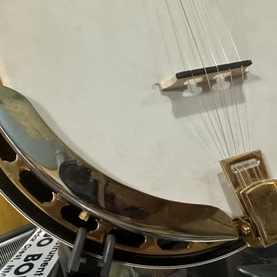 Aspen 5 String Resonator Banjo Tobacco Burst w/ Hardcase | Reverb
