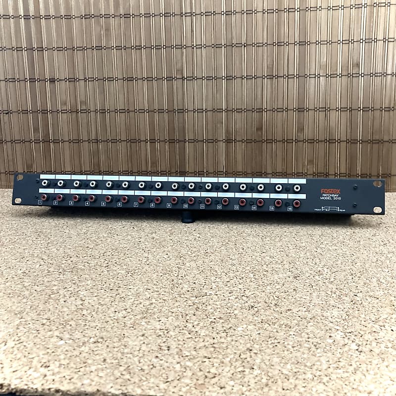 Fostex - 3010 - RCA Patchbay - 32-Point - 1980s - made in | Reverb