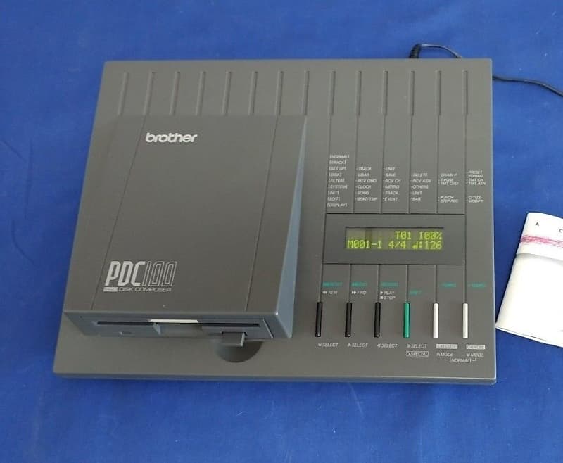 Vintage Brother PDC-100 Pro Disk Composer MIDI Sequencer w/ | Reverb