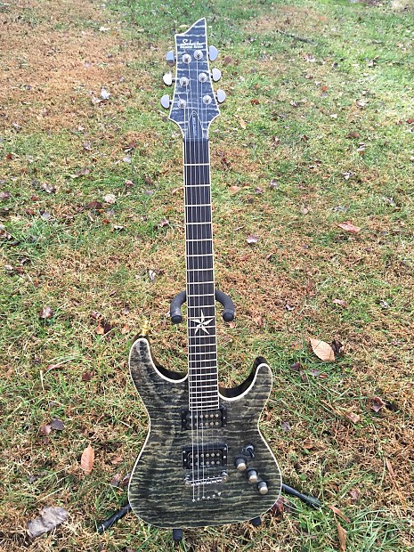 Schecter Exotic Star Snow Leopard | Reverb