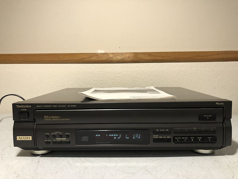 Technics SL-PD607 CD Changer 5 Compact Disc Player HiFi | Reverb