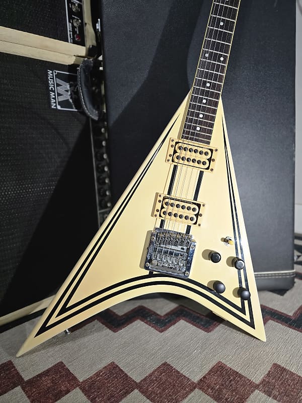 Arbor Randy Rhoads Flying V Concorde 1980's White W/HSC | Reverb