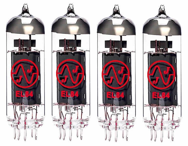 Ruby EL84CZ Matched Quartet Power Amp Tubes JJ EL84 | Reverb