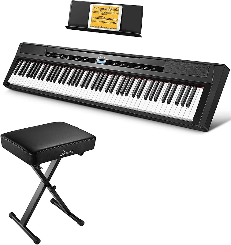 Digital Grand Piano 88 Key Full Size Keyboard with Pedal | Reverb