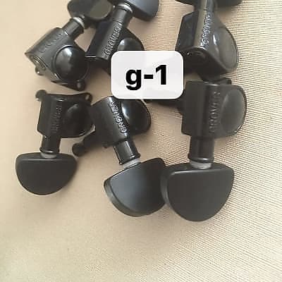 3x3 Grover Guitar Tuning Pegs Machine Heads Tuners In Black | Reverb
