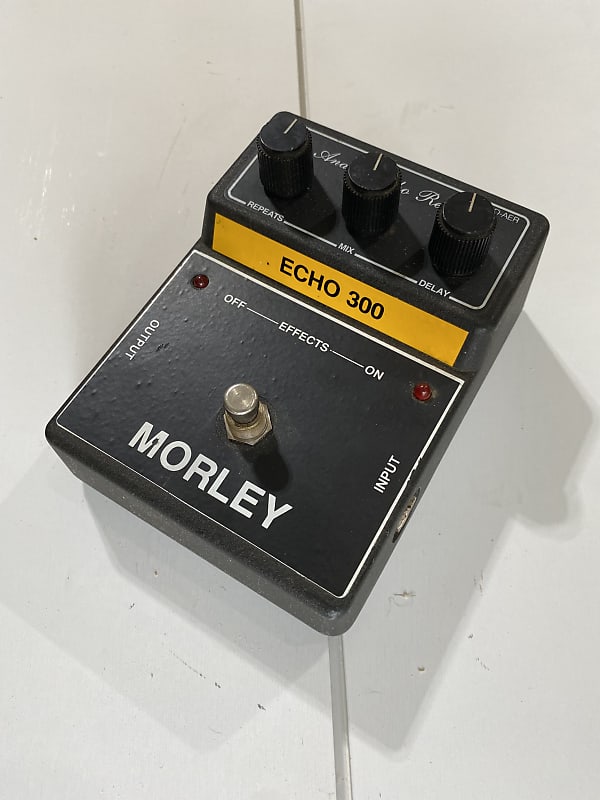 Morley Echo 300 Analog Echo Reverb Black/Yellow | Reverb