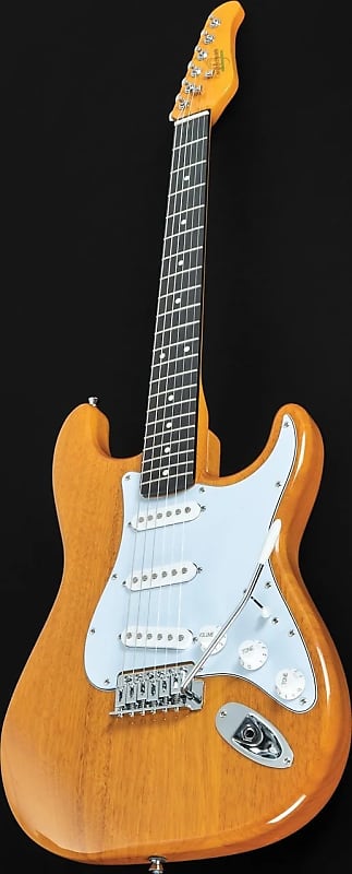 Oscar Schmidt OS-300-NH-A Double Cut Electric Guitar. Natural | Reverb