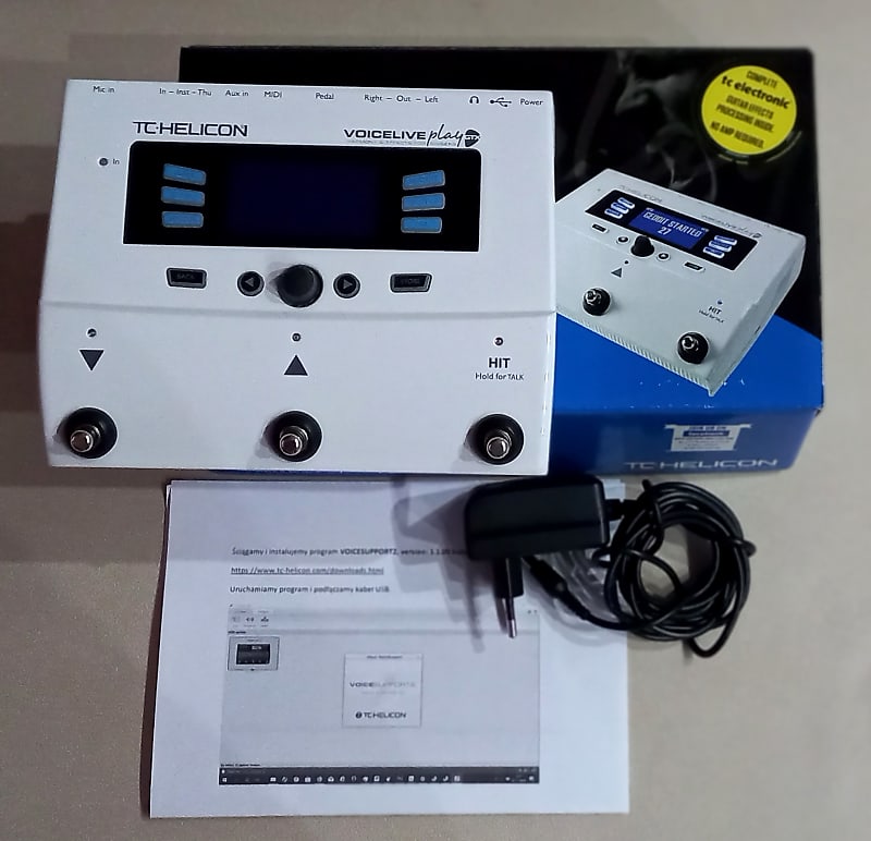 TC Helicon VoiceLive Play GTX NEW Software, Manual EN, | Reverb France