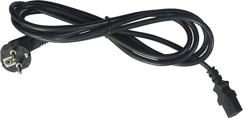 2 Meter Euro (220v-230v) Power Cord Right Angle Plug | Reverb