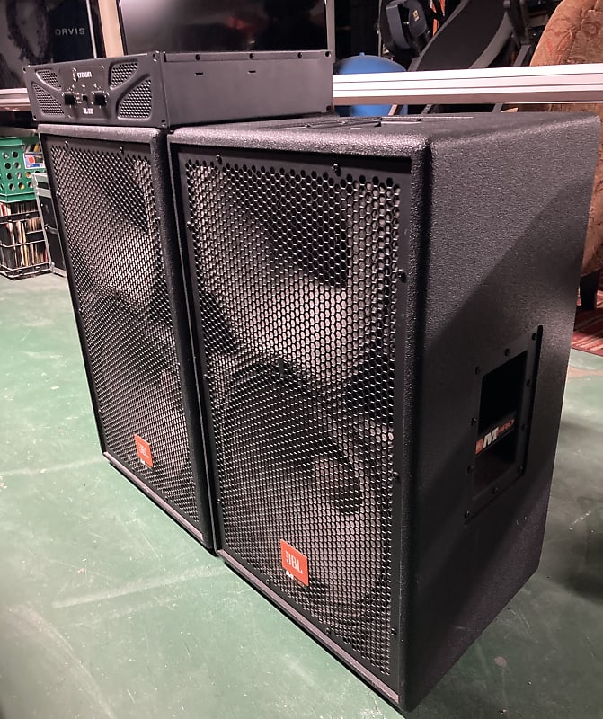 JBL MP415 speakers & Crown XLi800 amp | Reverb