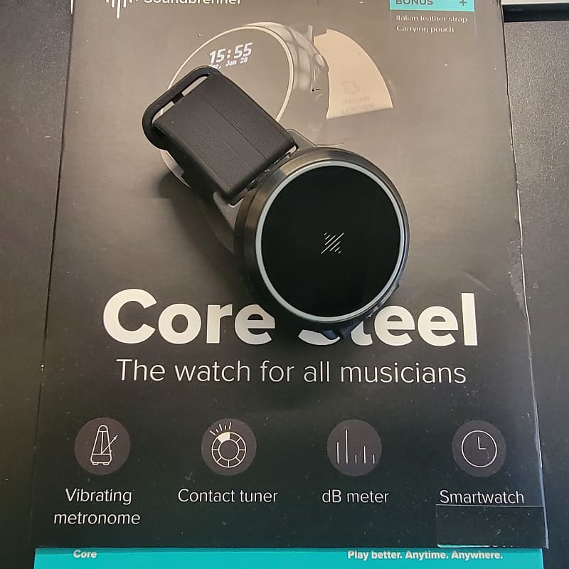 Soundbrenner Core Steel (incl. Italian Leather Strap & | Reverb