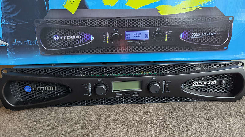 Crown XLS 1502 2-Channel 525W Power Amplifier 2010s - | Reverb Canada