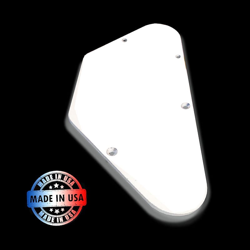 White Control Cavity Cover Back Plate Backplate for Newer | Reverb