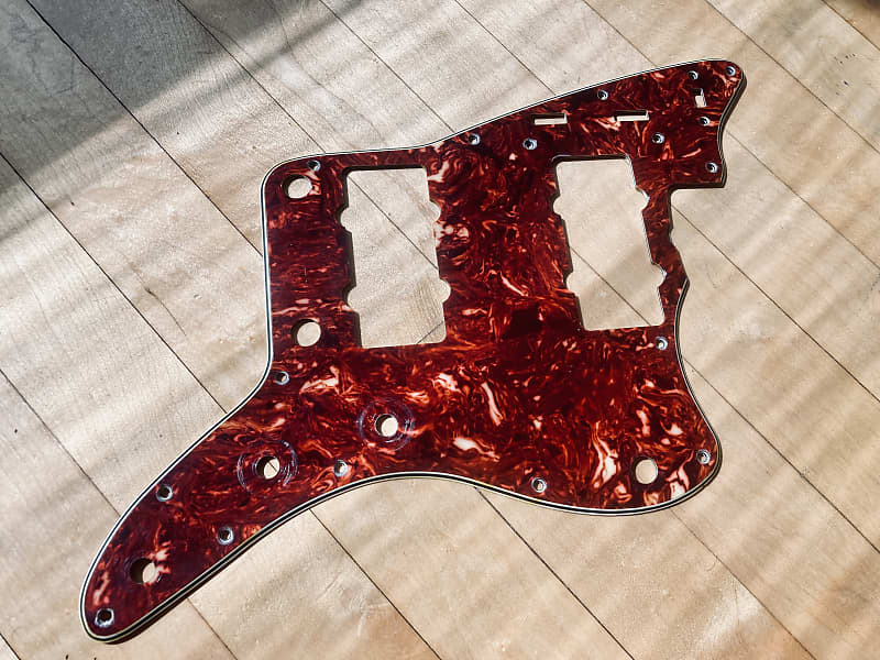 Fender Jazzmaster Red Tortoise relic pickguard | Reverb