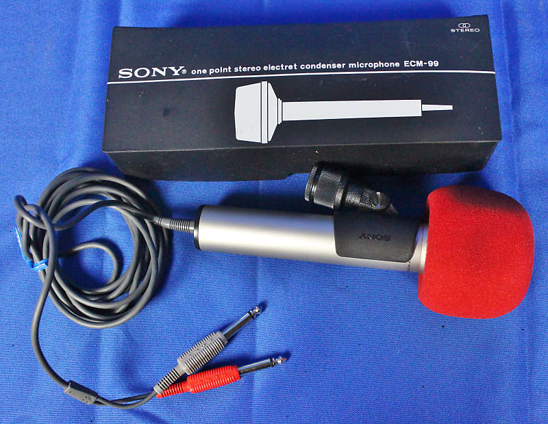 SONY ECM-99 One Point Stereo Electret Condenser Microphone | Reverb