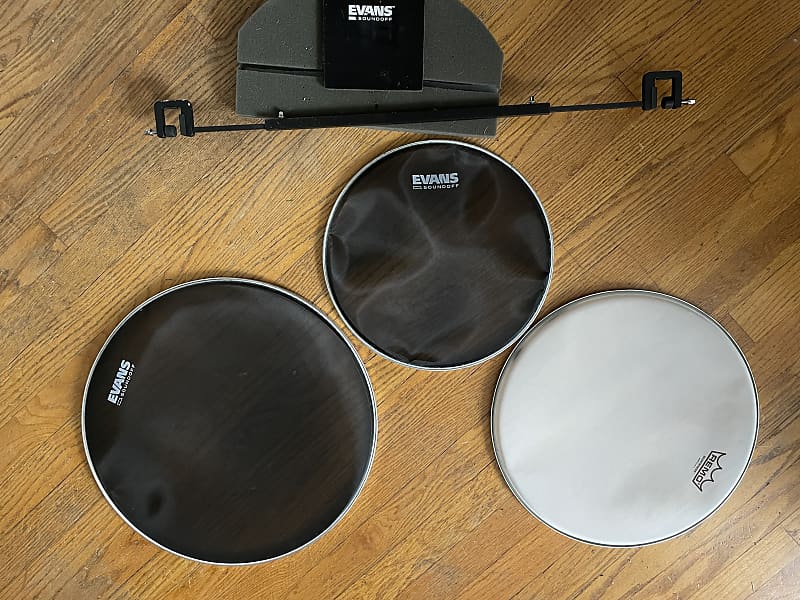 Remo and Evans Mesh drum heads 12 / 14/ 16 | Reverb