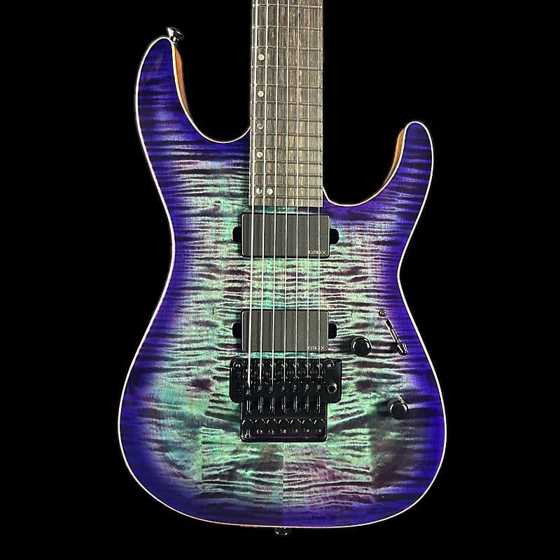Mint ESP USA M7 FR FM E BH EMG Purple Sunburst w/case | Reverb