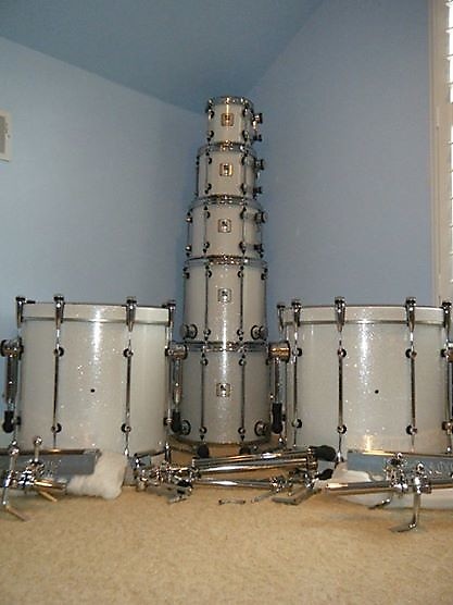 Sonor Designer White Sparkle | Reverb