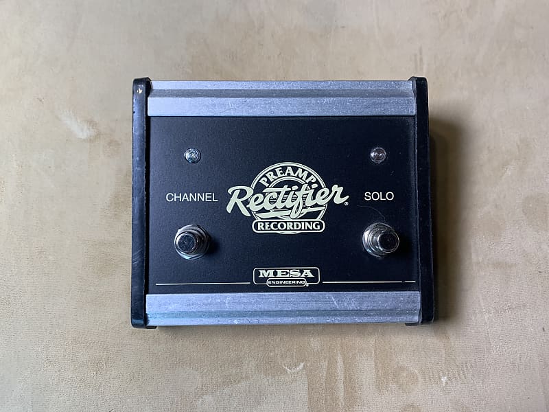 Mesa Boogie Rectifier preamp recording footswitch 1990's | Reverb