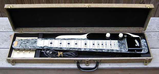 Vintage 1950's Supro Comet lap steel w/ OHSC - string through | Reverb