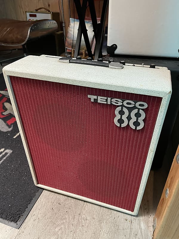 1960s Teisco 88 Vintage 2x8 Tube Guitar Amp, Serviced w/ | Reverb