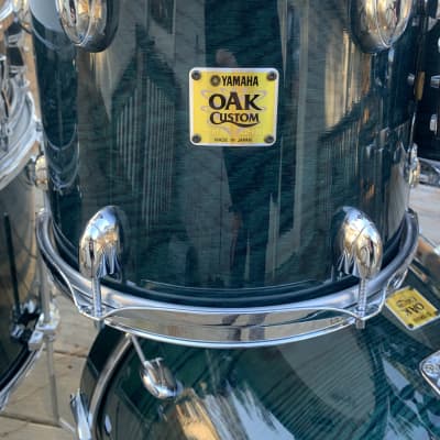 Yamaha Oak Custom Blue Azure Ridge Manu Katche Snare | Reverb