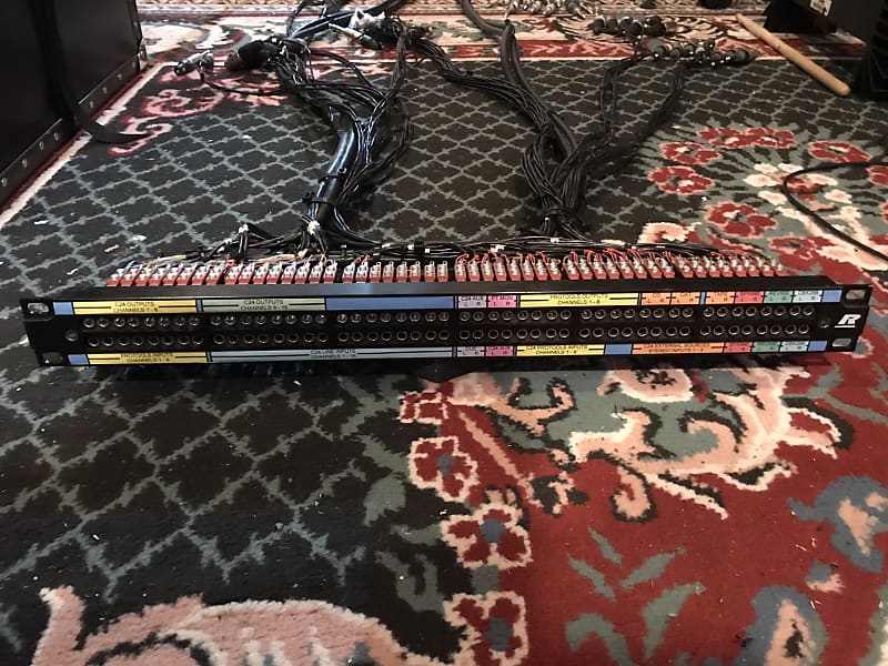 Custom 96pt Patchbay with Cables (DSUB, XLR, TRS) | Reverb