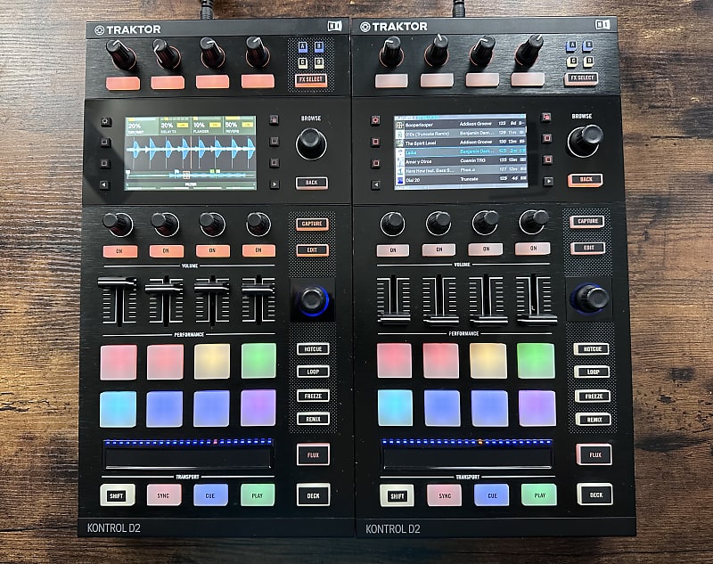 Traktor Kontrol D2 x2 PAIR - Native Instruments - Excellent | Reverb