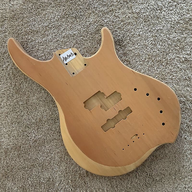 Solid Basswood 4 String Bass Guitar Body DIY | Reverb Australia
