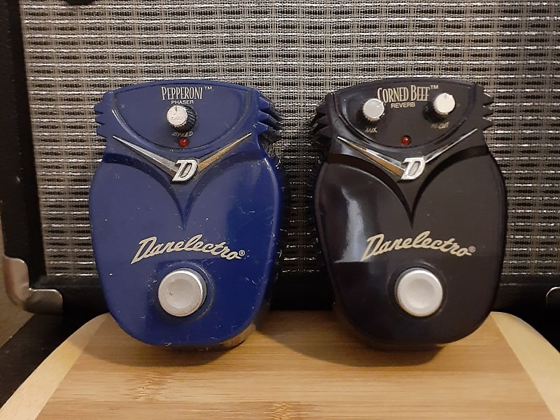 Danelectro Corned Beef Reverb and Pepperoni Phaser | Reverb