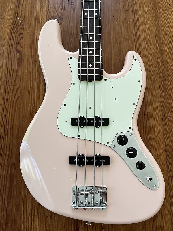 Fender Parts Jazz Bass Shell Pink | Reverb