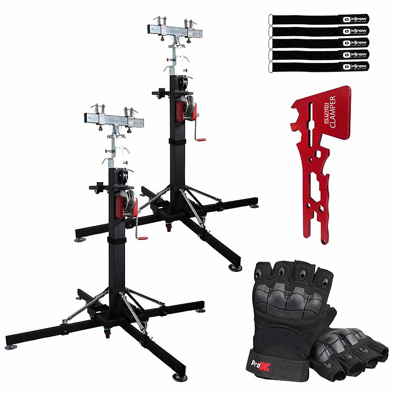 ProX XT-CRANK18FT-500 18FT Stage Lighting Truss Crank Stands | Reverb