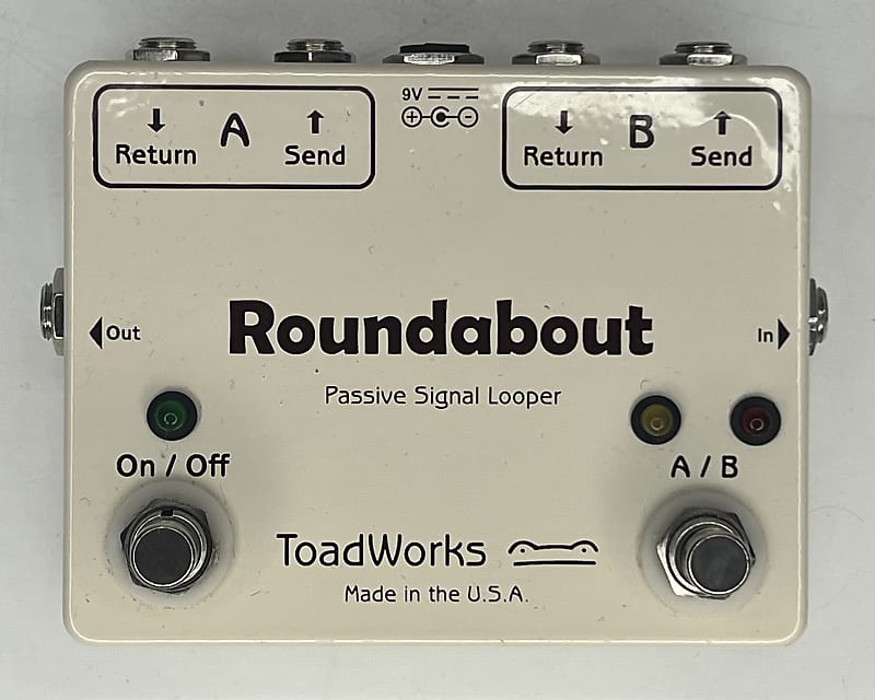 Toadworks Roundabout Metal passive Signal Looper | Reverb