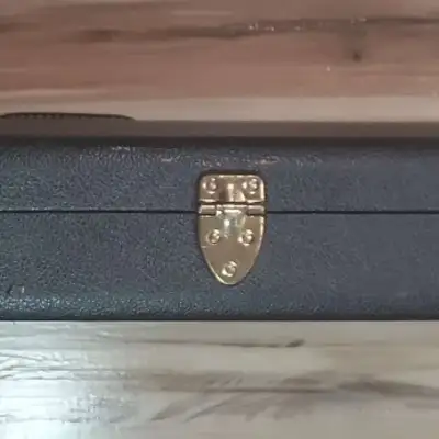 Gibson Rectangular Case 1970s - Black with Red Interior (RD | Reverb