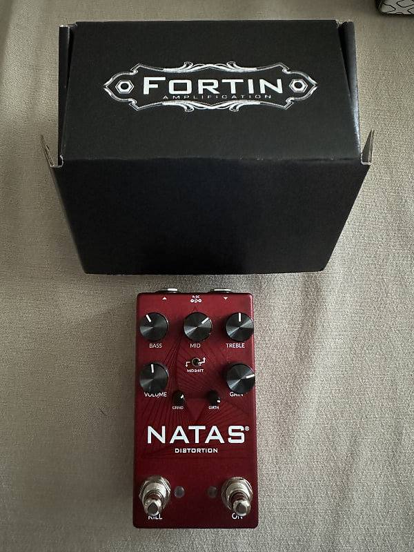 Fortin Amplification NATAS Distortion 2024 - Red | Reverb
