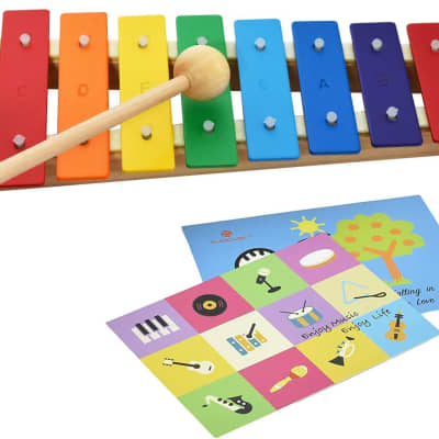 Xylophone for Kids Wooden Xylophone with Mallets Music | Reverb