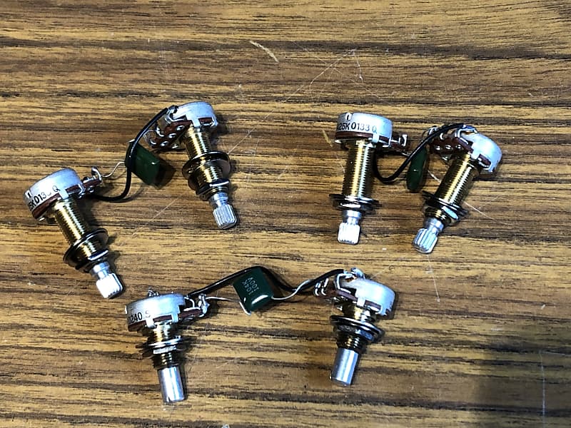 EMG Pre wired 25K Volume and Tone Pots | Reverb