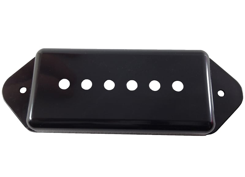 Dog ear P90 covers - Black / 50mm | Reverb