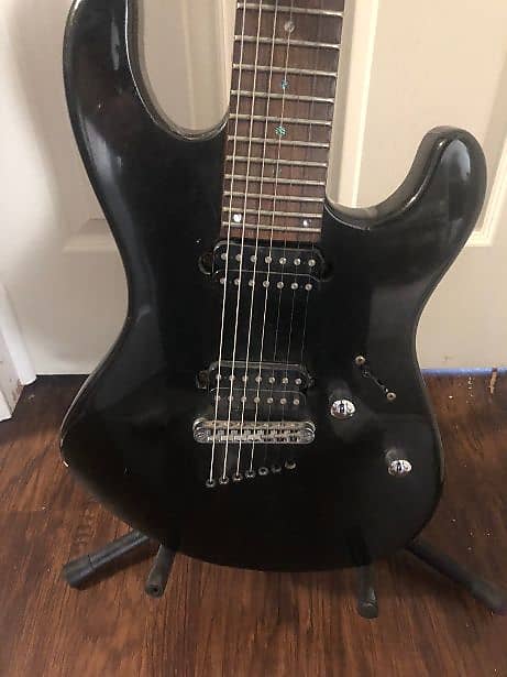 Dean Dean 7 string guitar blk | Reverb