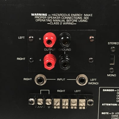 BGW Model 600 Professional Power Amplifier - Made in USA | Reverb