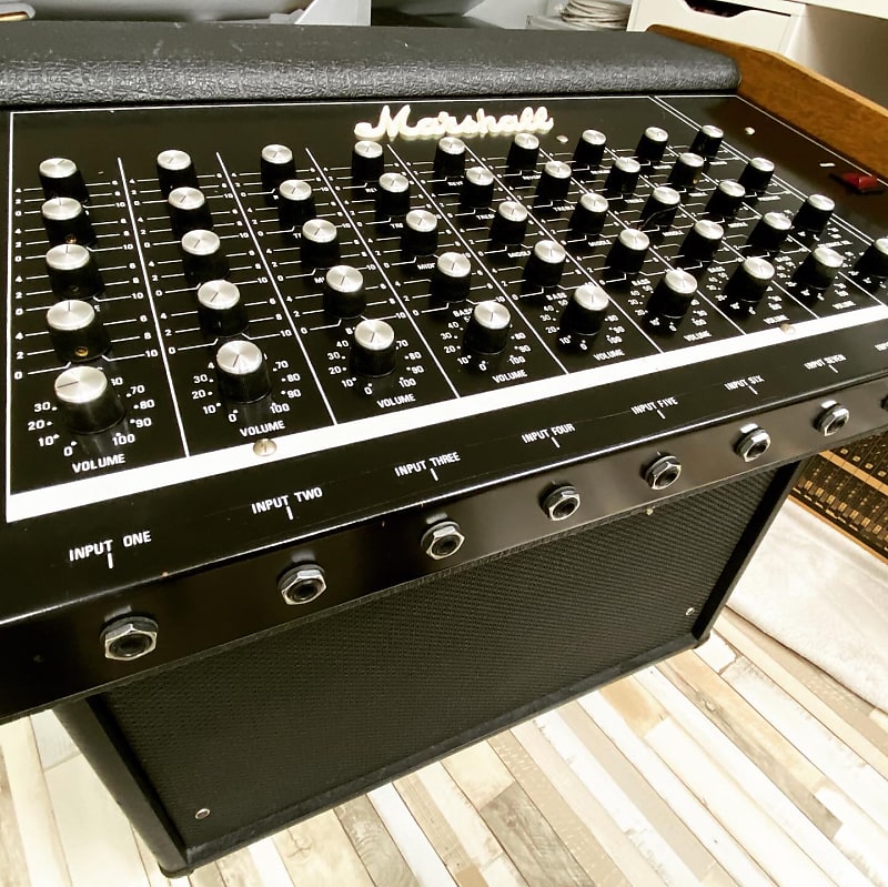 Marshall 2125 - 8 Chanel Mixer - 100W Mosfet Mono 1978 Black | Reverb