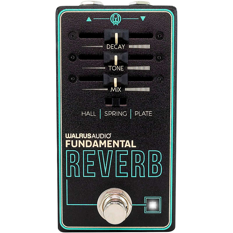 Walrus Audio Fundamental Series Reverb Effects Pedal Black | Reverb