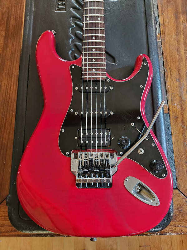 Fender vintage HRR Contemporary Strat MIJ HSS w/ohsc & Kahler | Reverb