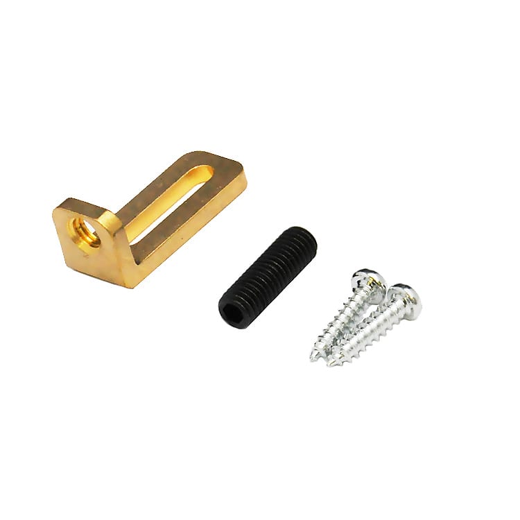 Authentic Floyd Rose Tremolo Stop Lock - Brass | Reverb