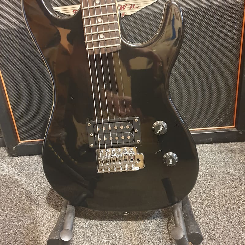 Encore Strat Style High Gloss Black | Reverb