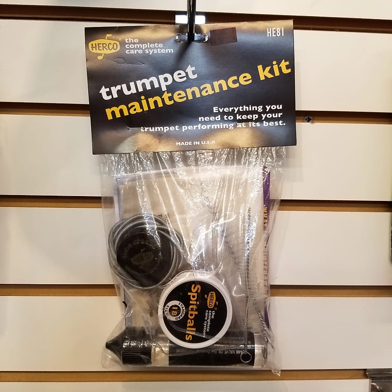 Herco HE81 Trumpet Cleaning and Care Maintenance Kit | Reverb